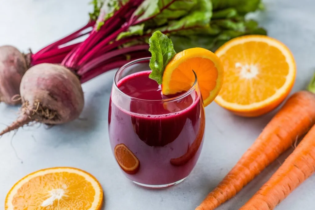 Ruby Beet Elixir: Energize with Beet, Carrot, and Orange