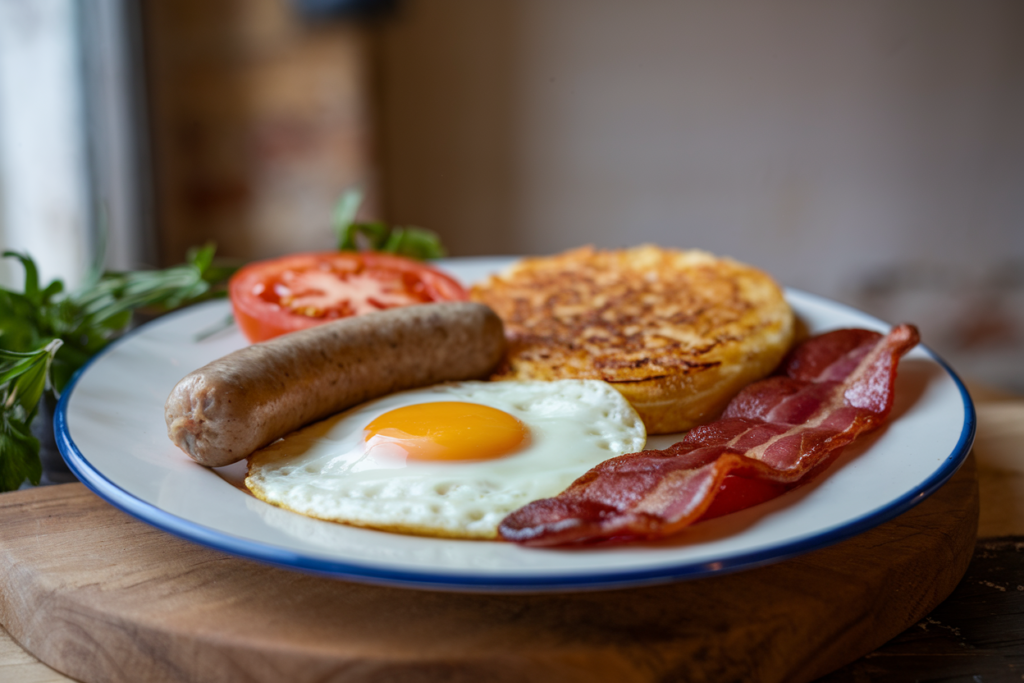 The Classic English Breakfast Plate That Slaps: Crispy, Savory, and ...